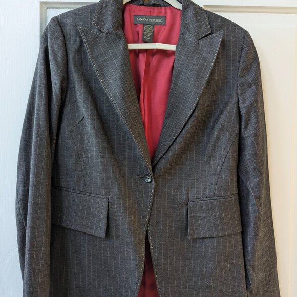 Banana Republic | Jackets & Coats | Banana Republic Pinstripe Blazer | Poshmark